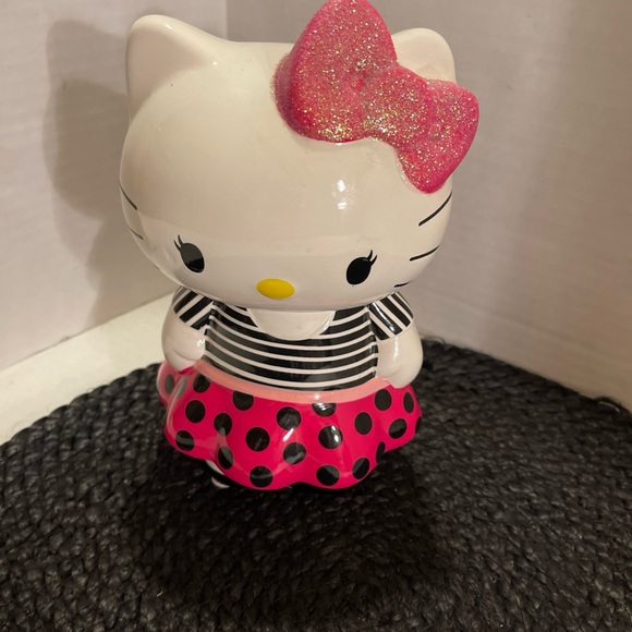 Sanrio | Art | Hello Kitty Bank With Pink Polka Dot Skirt 976 | Poshmark